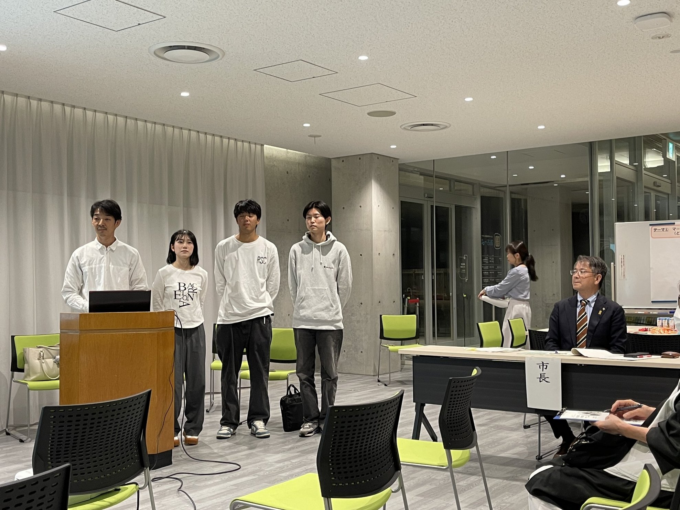 「黒部市マイプロジェクト発表会」で発表しました | 富山国際大学
